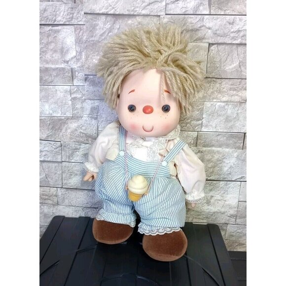 J Shin | Toys | Vtg 98s J Shin Co Ice Cream Boy Doll Yarn Hair Blue ...